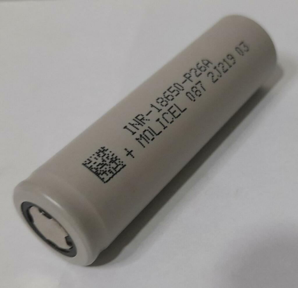 Molicel P26A 18650 2600mAh 35A – Lifeion