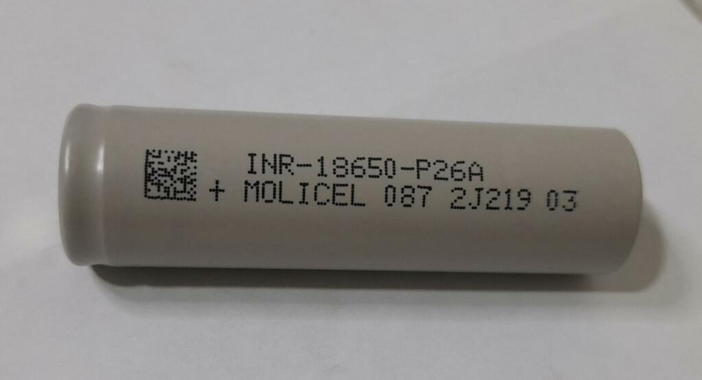 Molicel P26A 18650 2600mAh 35A – Lifeion